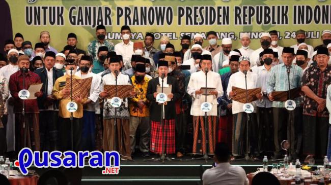 Ulama hingga Cendikiawan Muslim di Jateng Sepakat Dukung Ganjar Pranowo Presiden